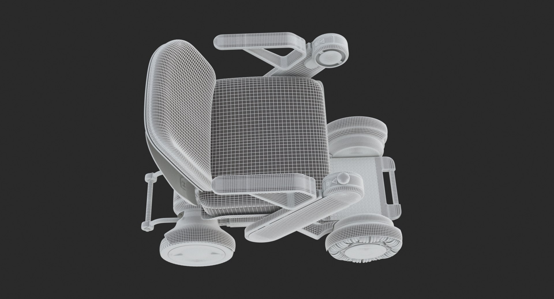 Chair Power Wheel 3D Model - TurboSquid 1365684