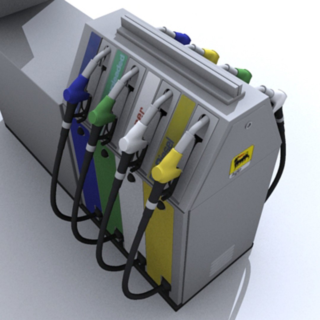 3d Model Petrol Pump