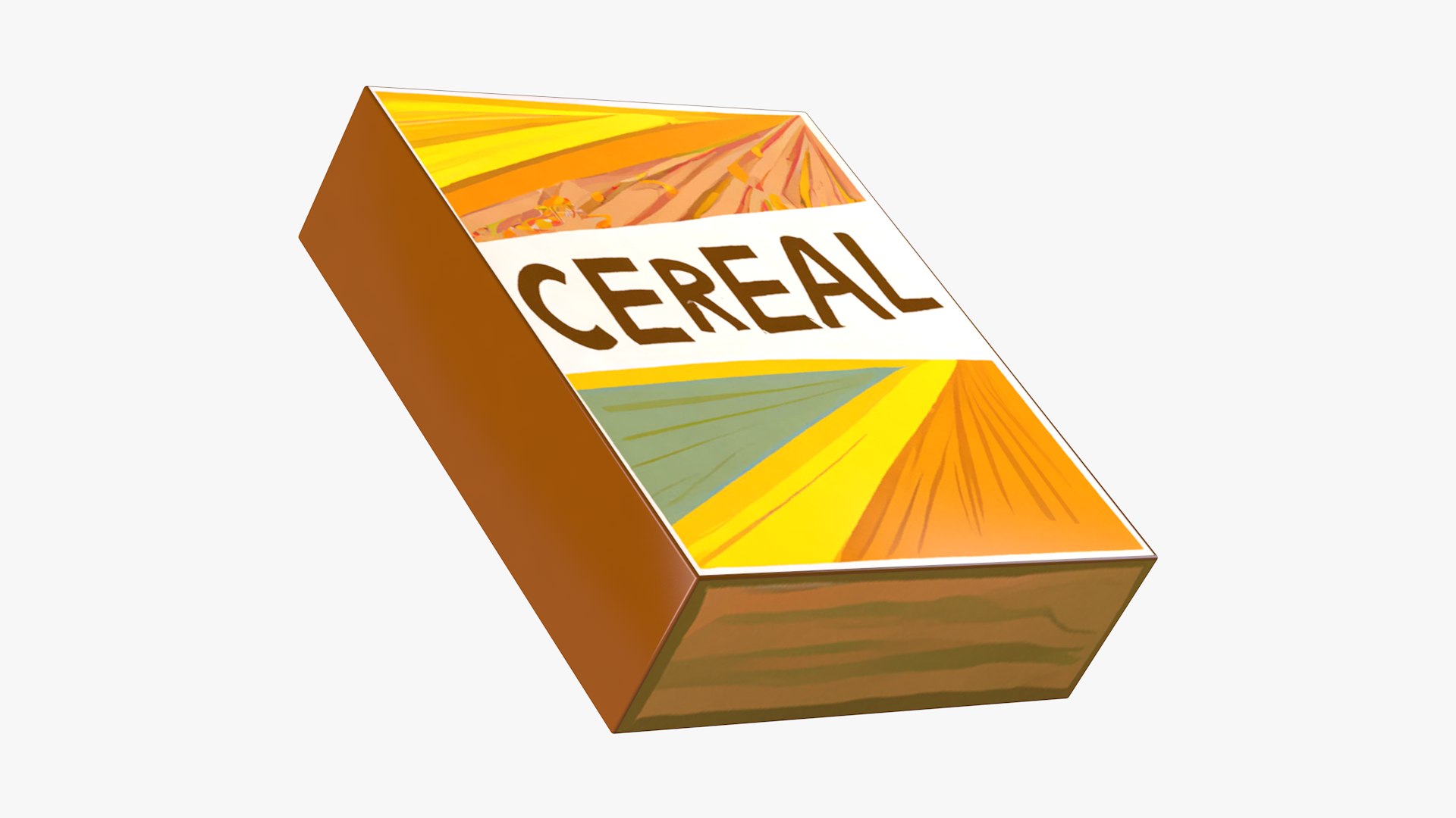 3D Model Cereal Box - TurboSquid 1966019