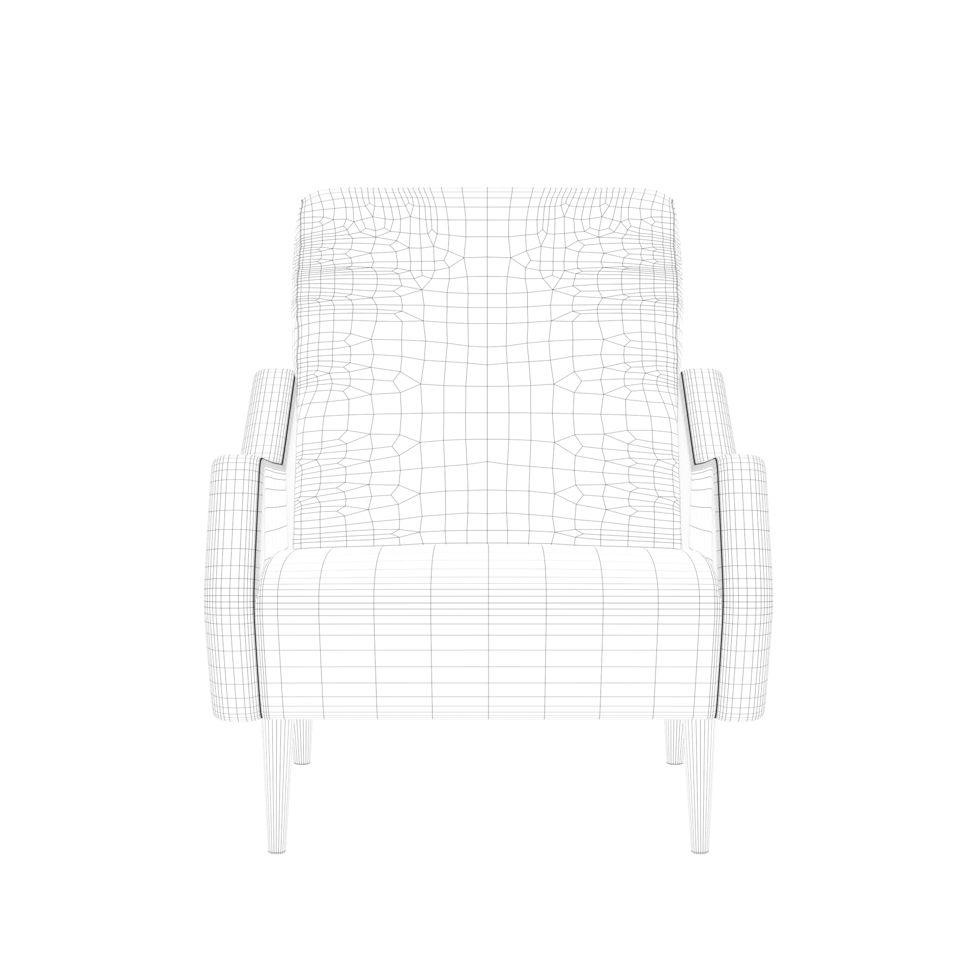3D Gio Ponti Rage Lounge Chair - TurboSquid 2022250