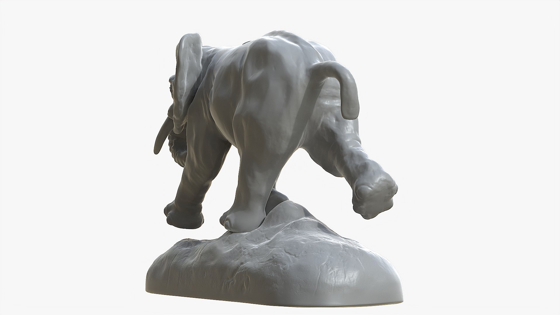 Printable Running Elephant 3D Model - TurboSquid 1924671