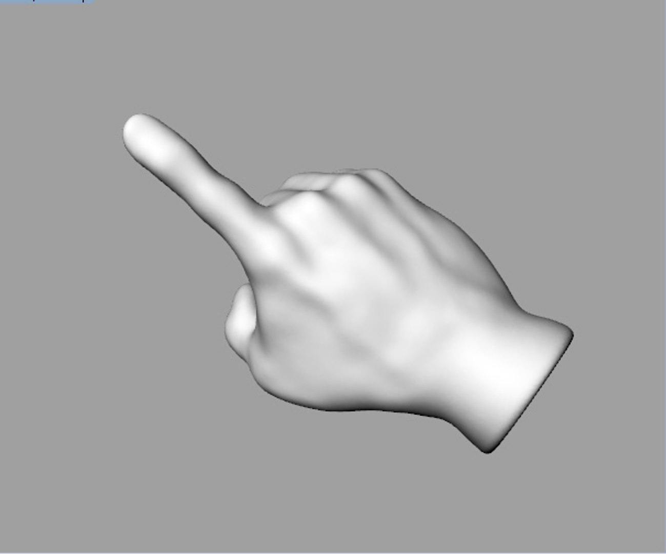 Hand Pointing 3D Model - TurboSquid 1229235