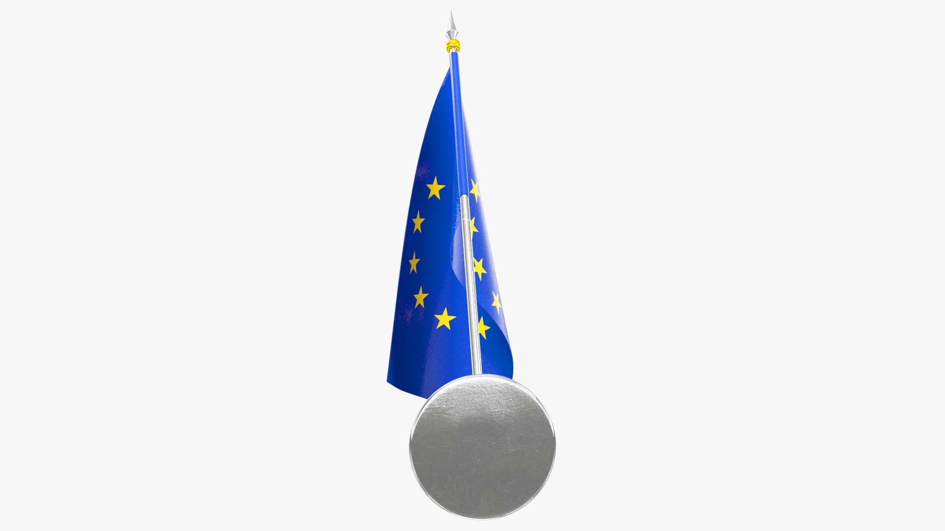 Flag Of Europe V10 3D Model - TurboSquid 1874472