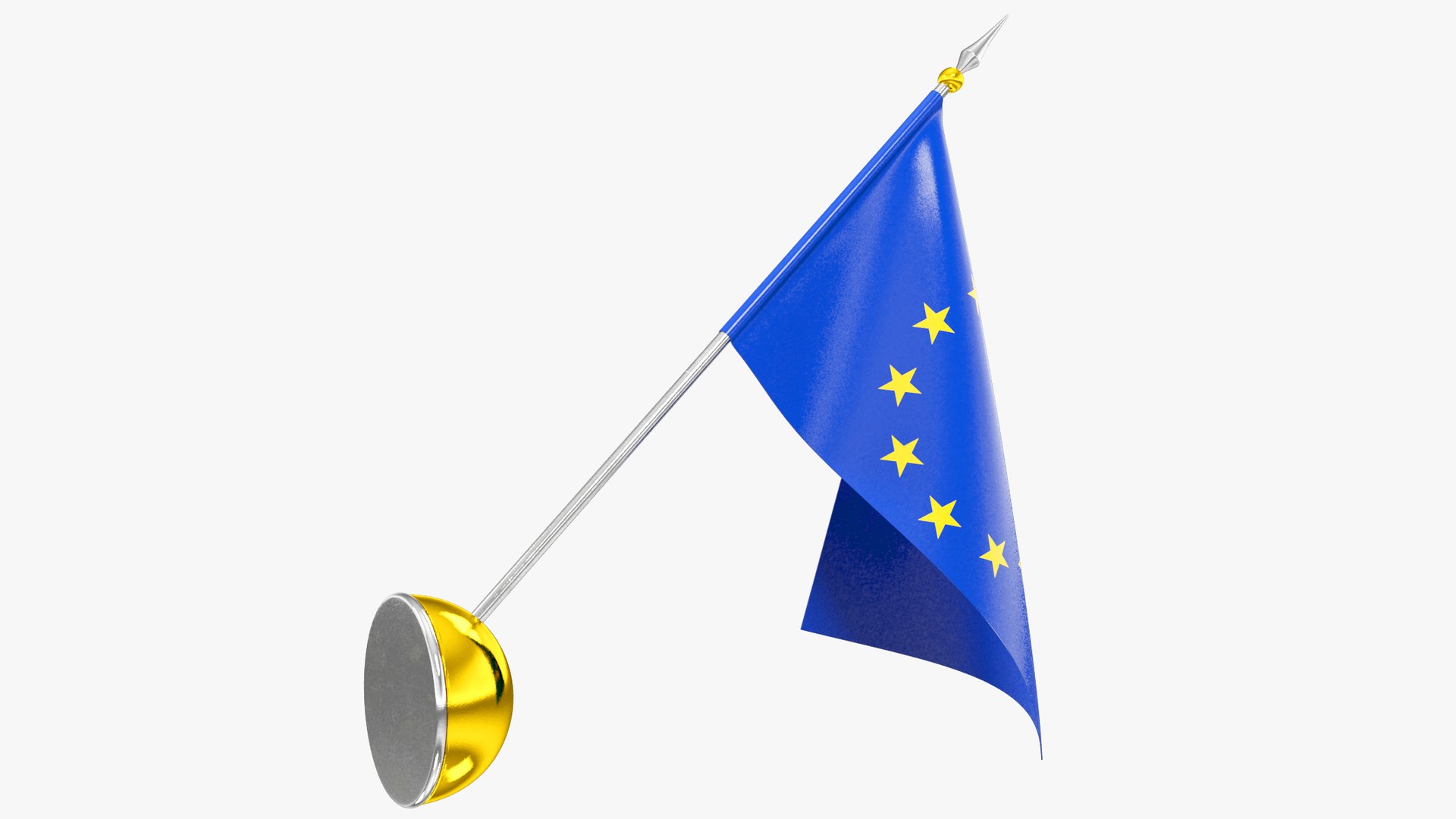 Flag Of Europe V10 3D Model - TurboSquid 1874472
