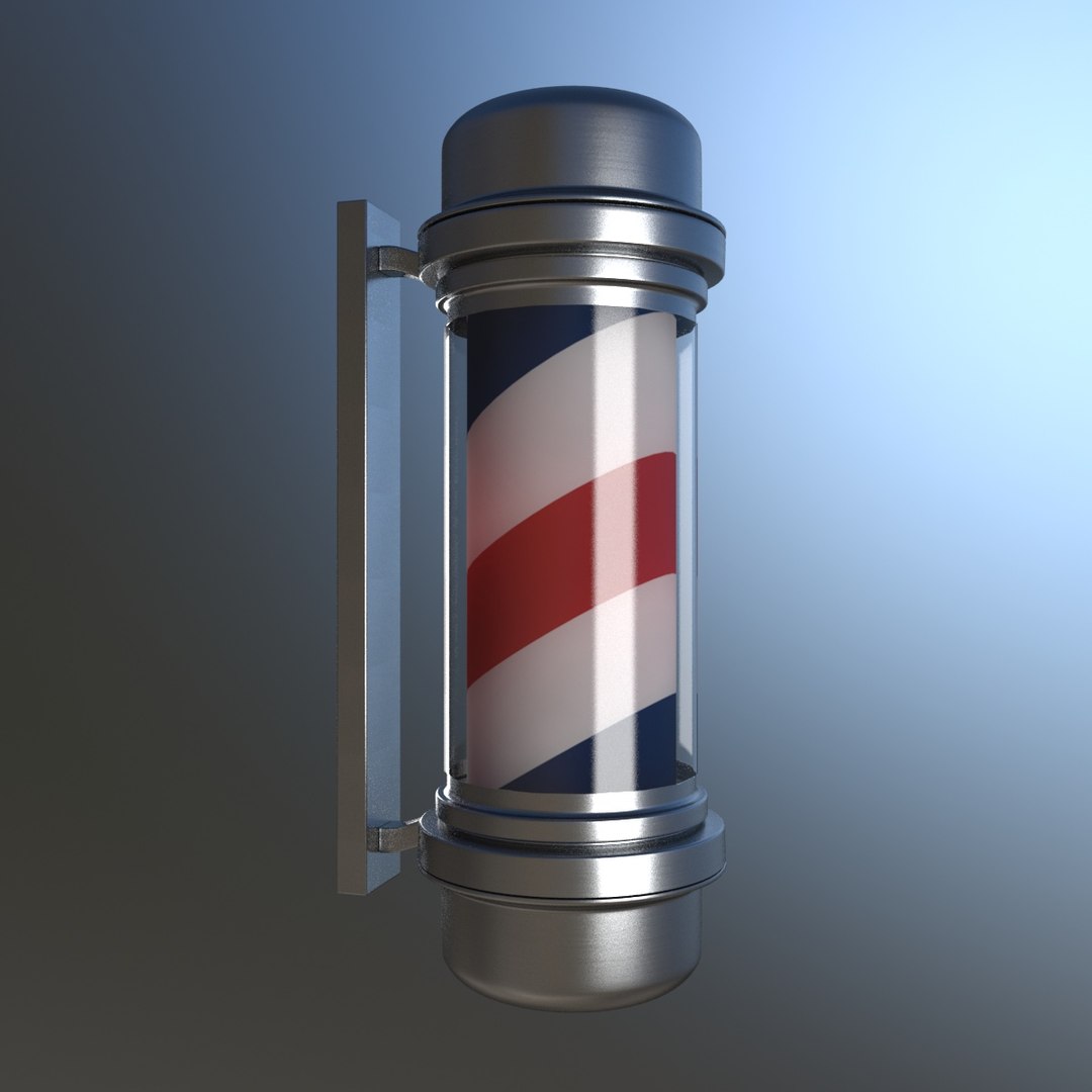 Barber Pole 3d Model