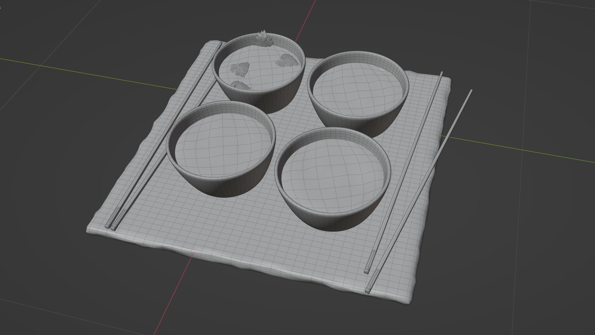 3D Set Of Asian Soups In PBR - TurboSquid 2348741