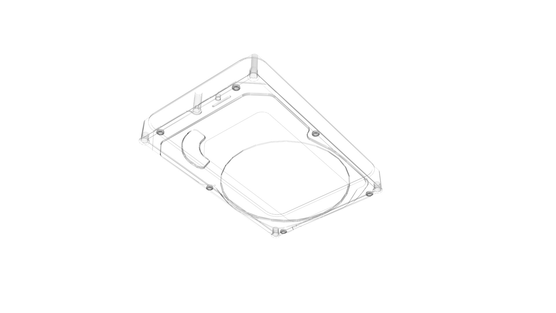 3D Hard Disk Drive Model - TurboSquid 1843586
