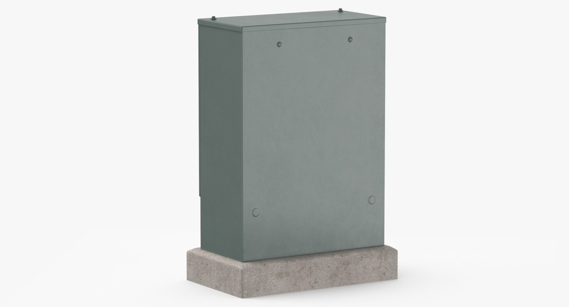 3D Telephone Utility Box Clean and Dirty - TurboSquid 1875357