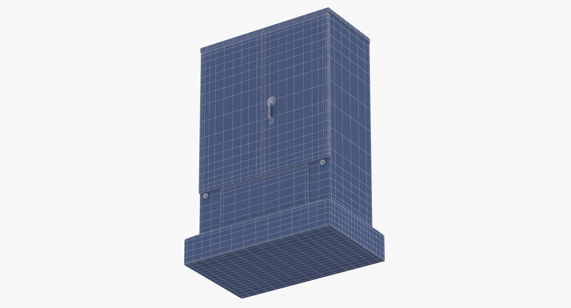 3D Telephone Utility Box Clean and Dirty - TurboSquid 1875357