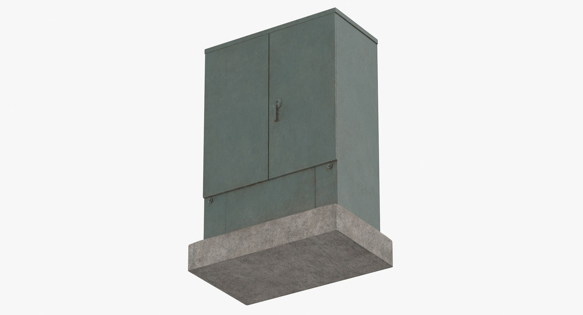 3D Telephone Utility Box Clean and Dirty - TurboSquid 1875357