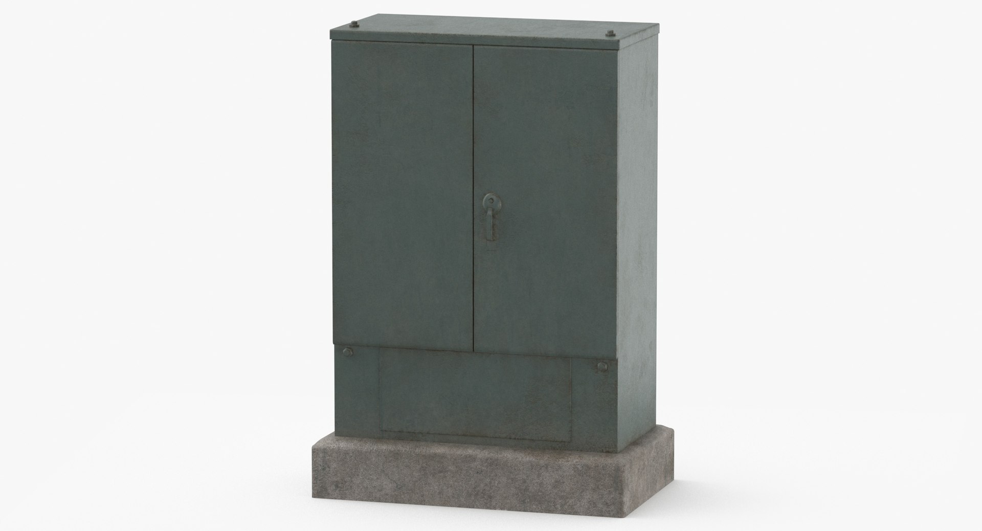 3D Telephone Utility Box Clean and Dirty - TurboSquid 1875357