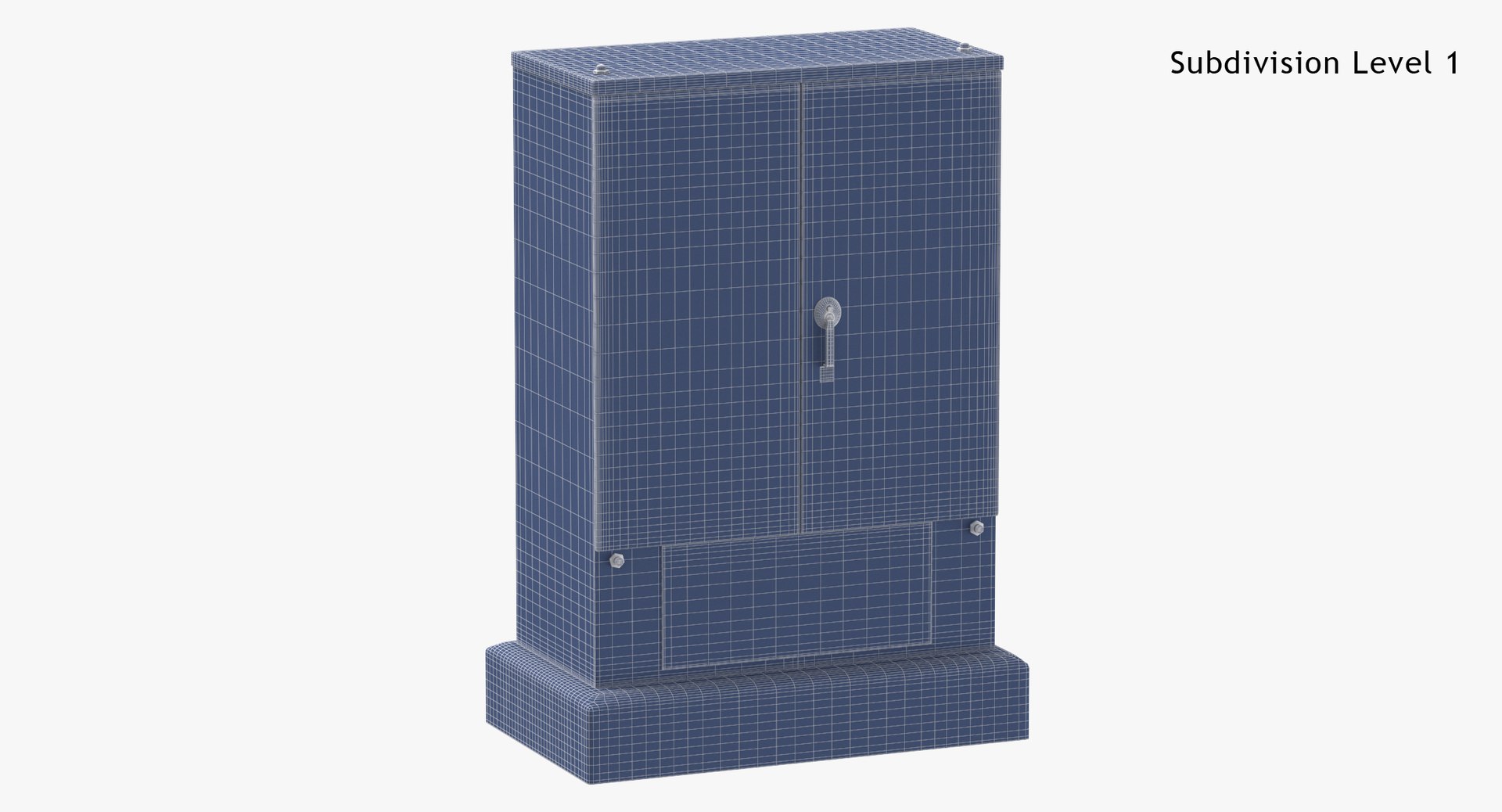 3D Telephone Utility Box Clean and Dirty - TurboSquid 1875357