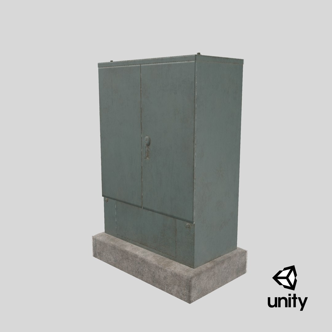3D Telephone Utility Box Clean and Dirty - TurboSquid 1875357