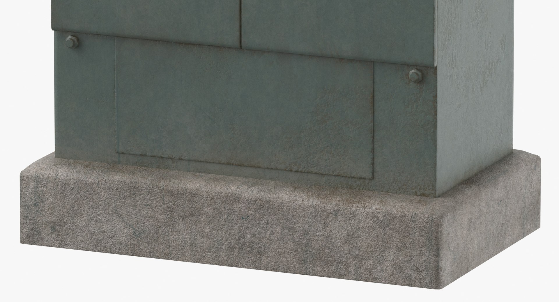 3D Telephone Utility Box Clean and Dirty - TurboSquid 1875357