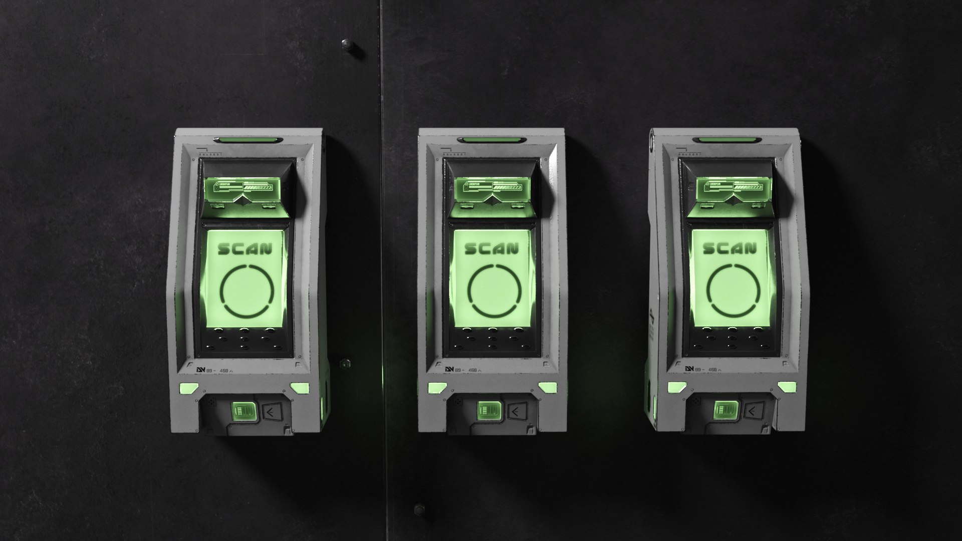 3D Model Sci Fi Scanner Display V2 - TurboSquid 2108042