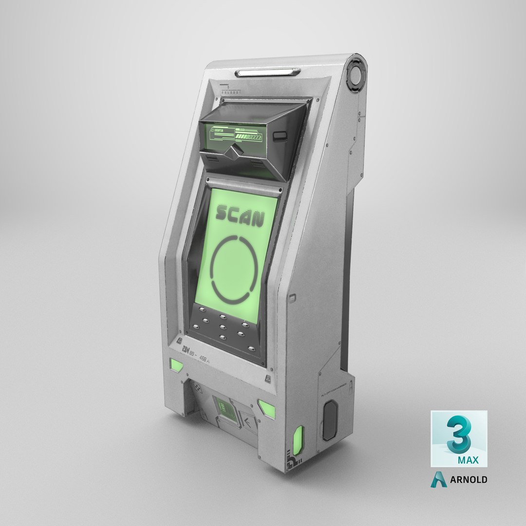 3D Model Sci Fi Scanner Display V2 - TurboSquid 2108042