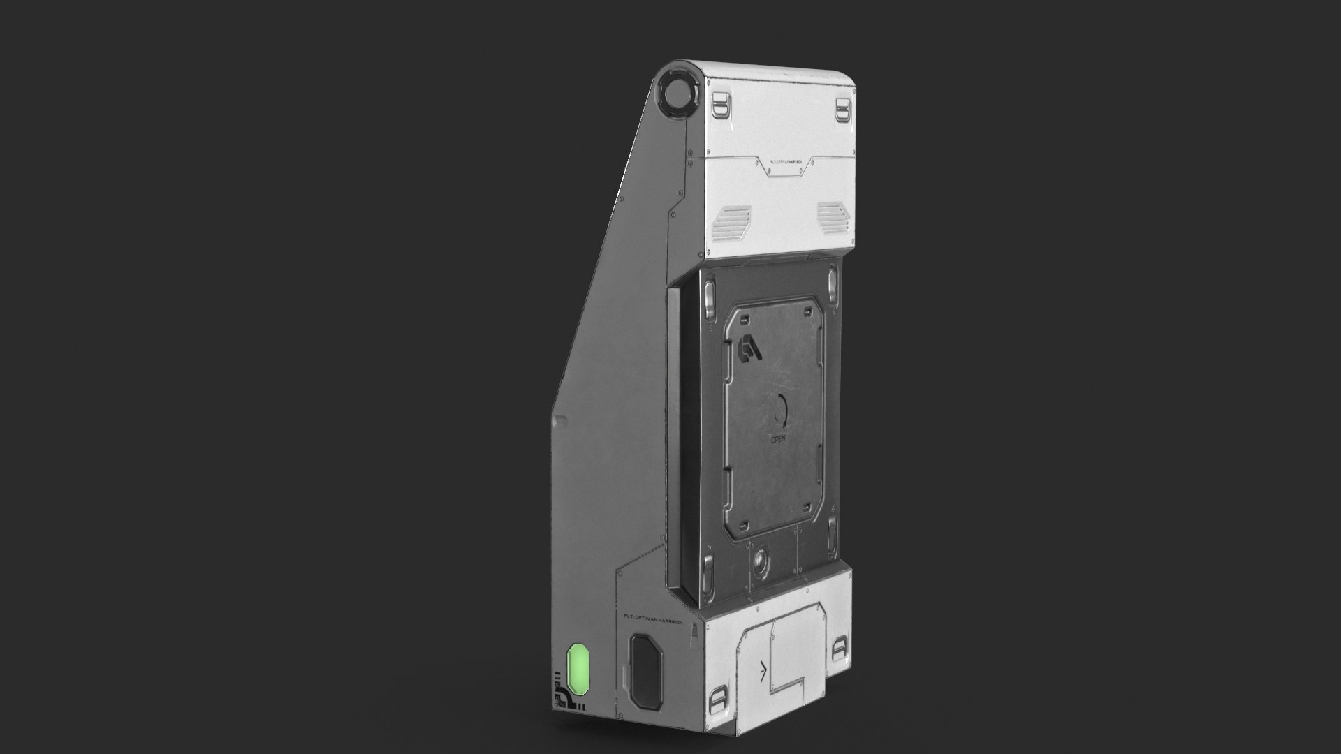 3D Model Sci Fi Scanner Display V2 - TurboSquid 2108042