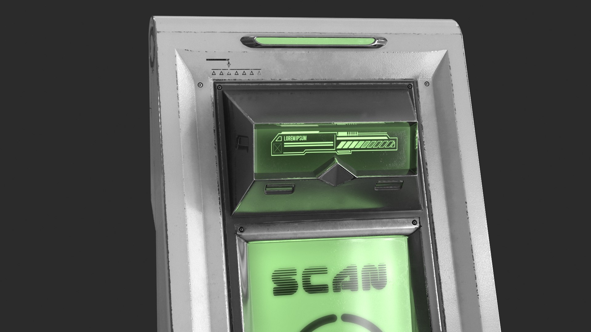 3D Model Sci Fi Scanner Display V2 - TurboSquid 2108042