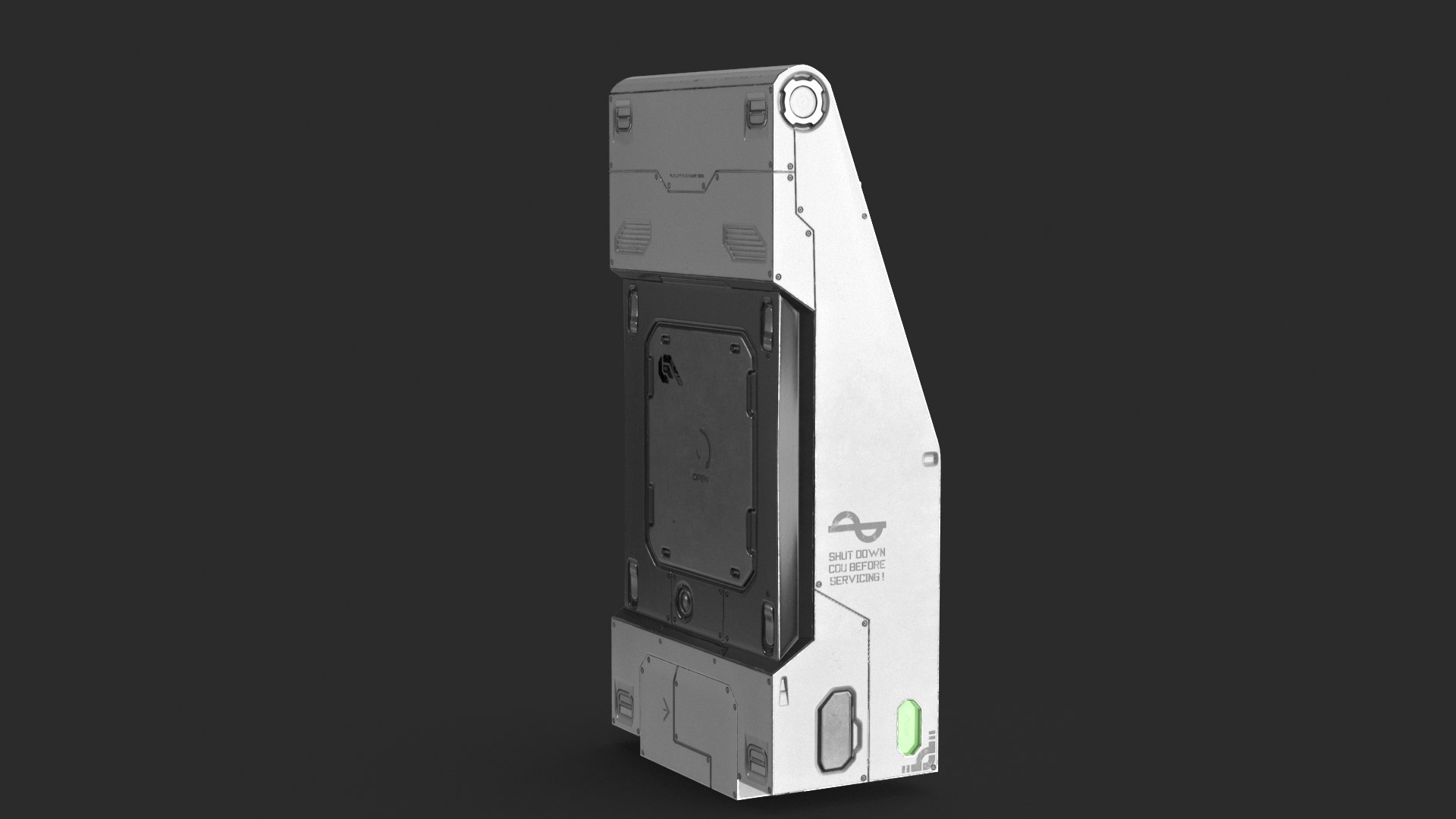 3D Model Sci Fi Scanner Display V2 - TurboSquid 2108042