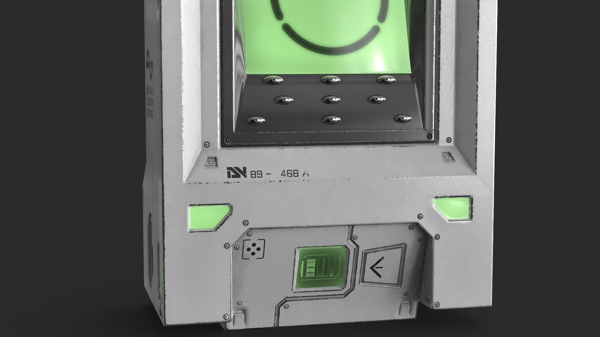 3D Model Sci Fi Scanner Display V2 - TurboSquid 2108042