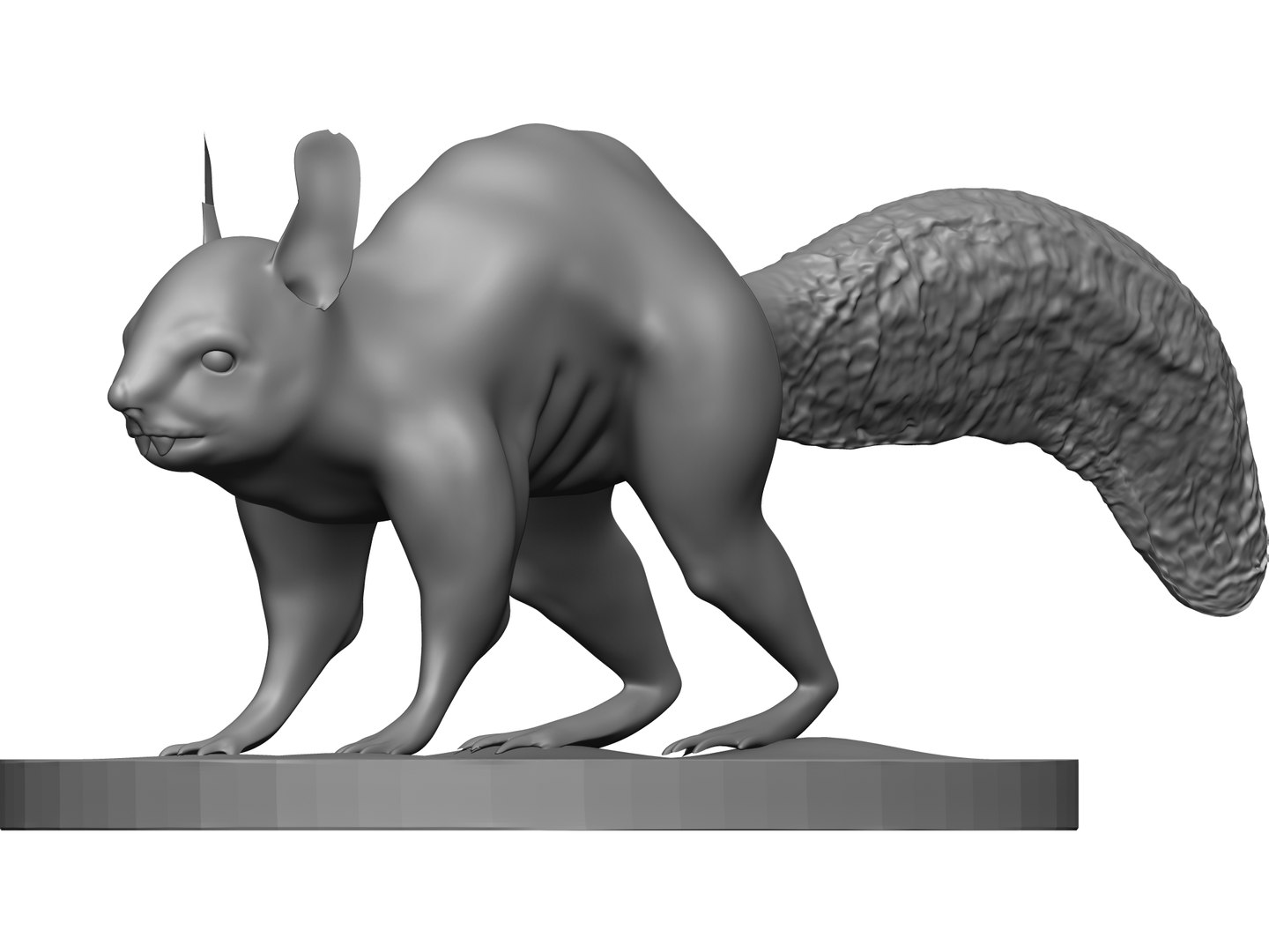 Realistic Red Squirrel 3D Model - TurboSquid 1874530