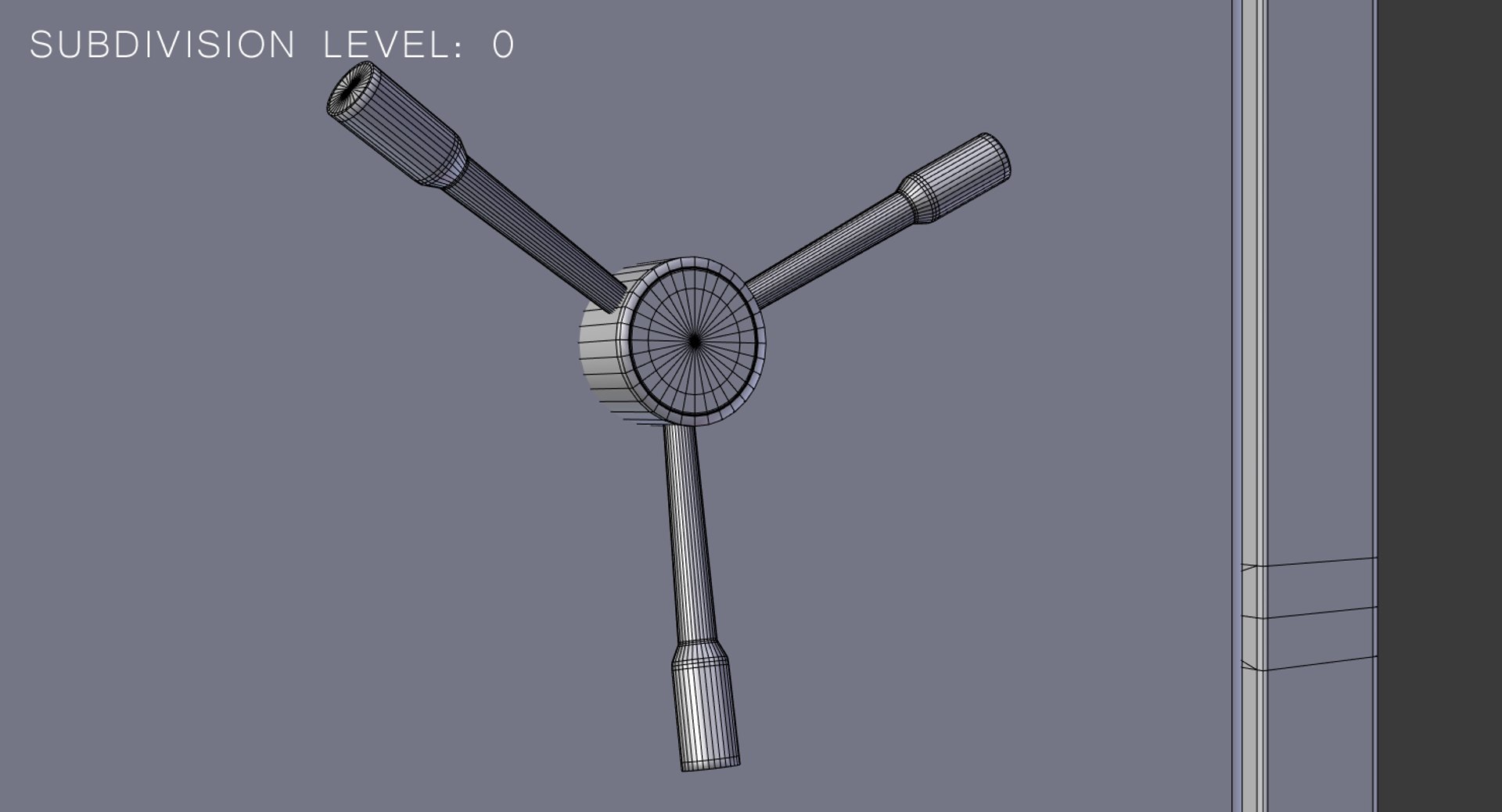 executive vault rigged 3d model