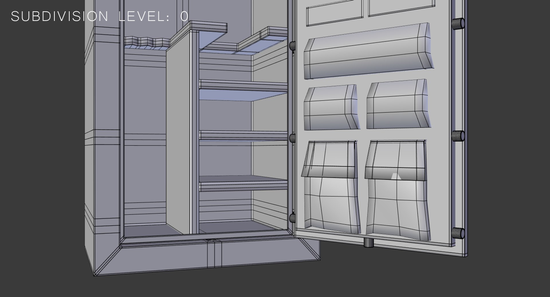 executive vault rigged 3d model
