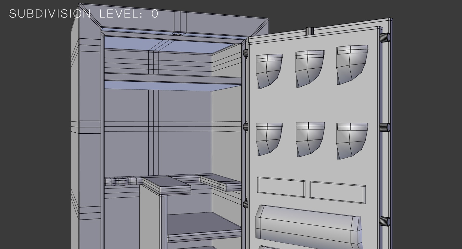 executive vault rigged 3d model