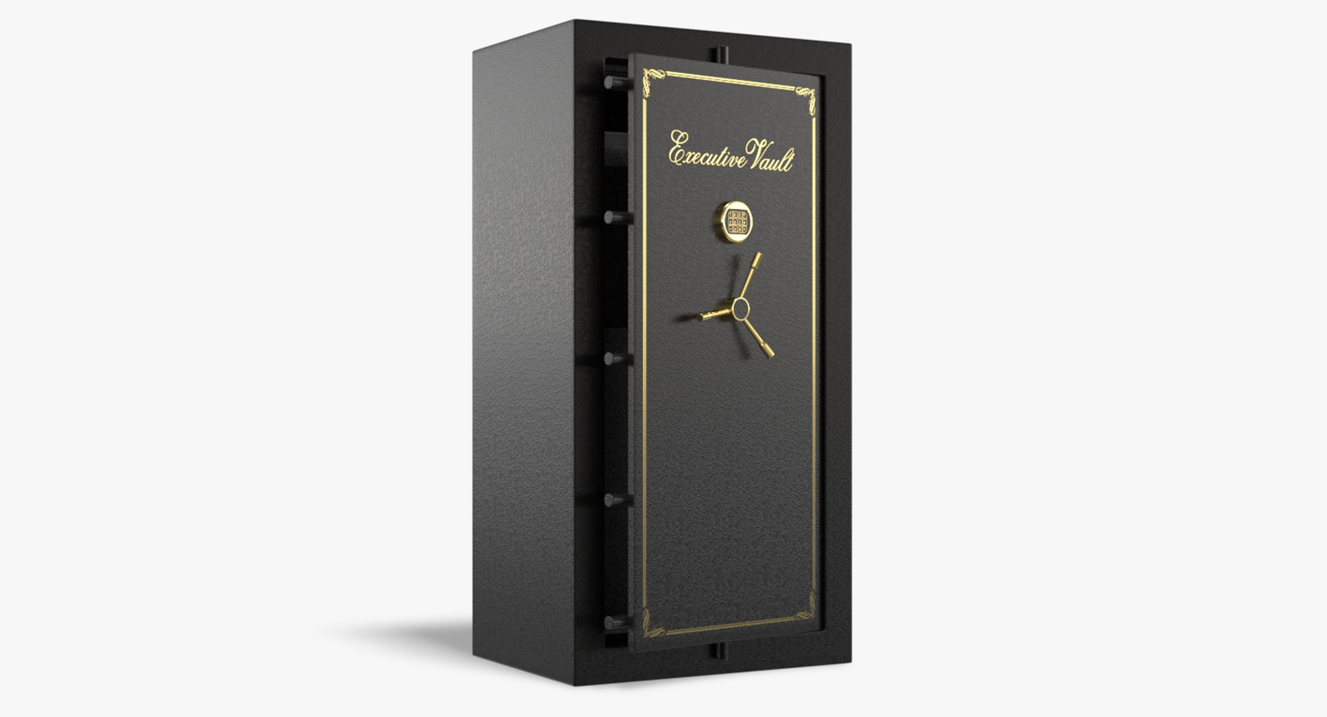 executive vault rigged 3d model