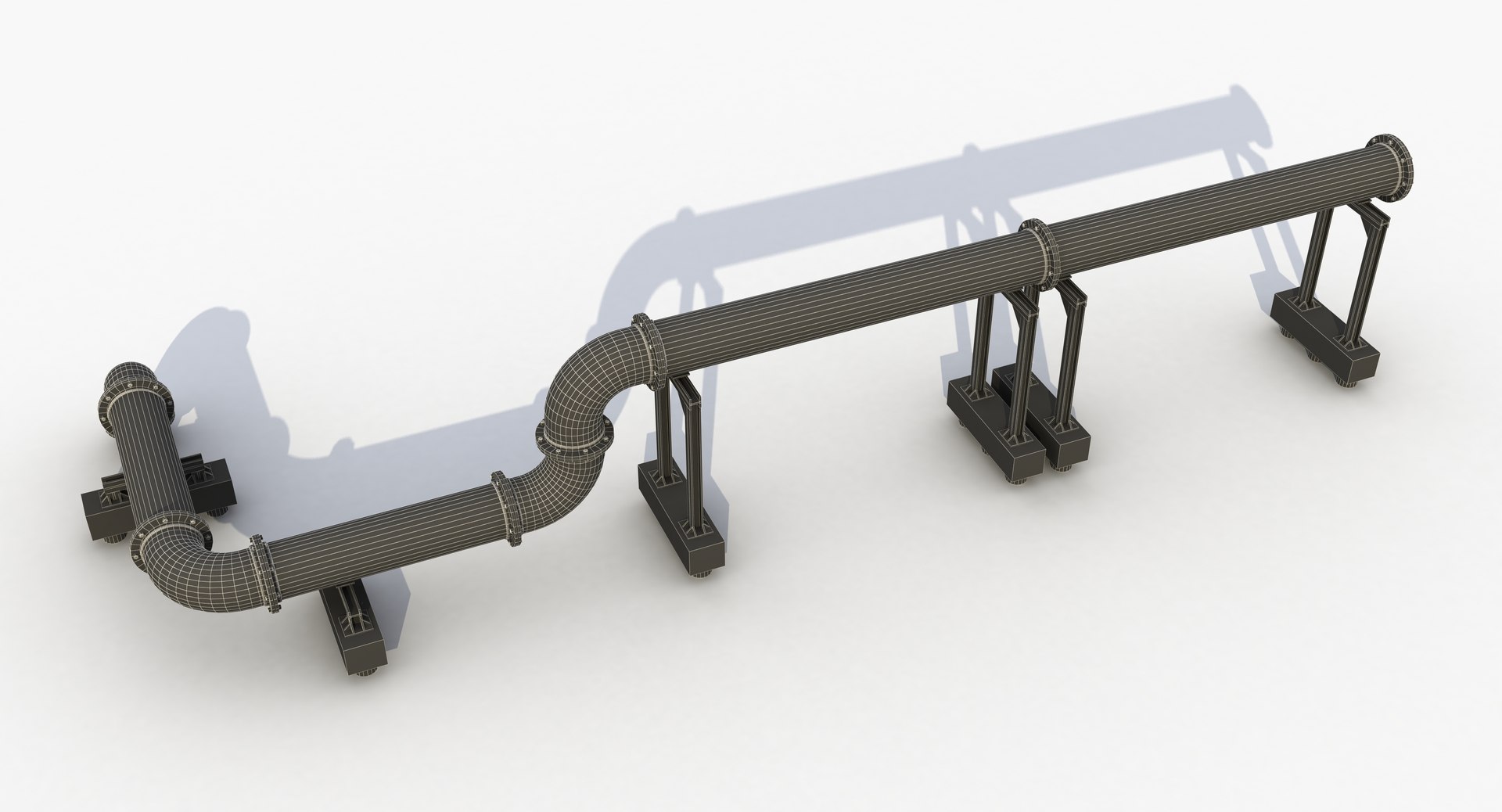 Modular Pipeline 4 3D Model - TurboSquid 2016472