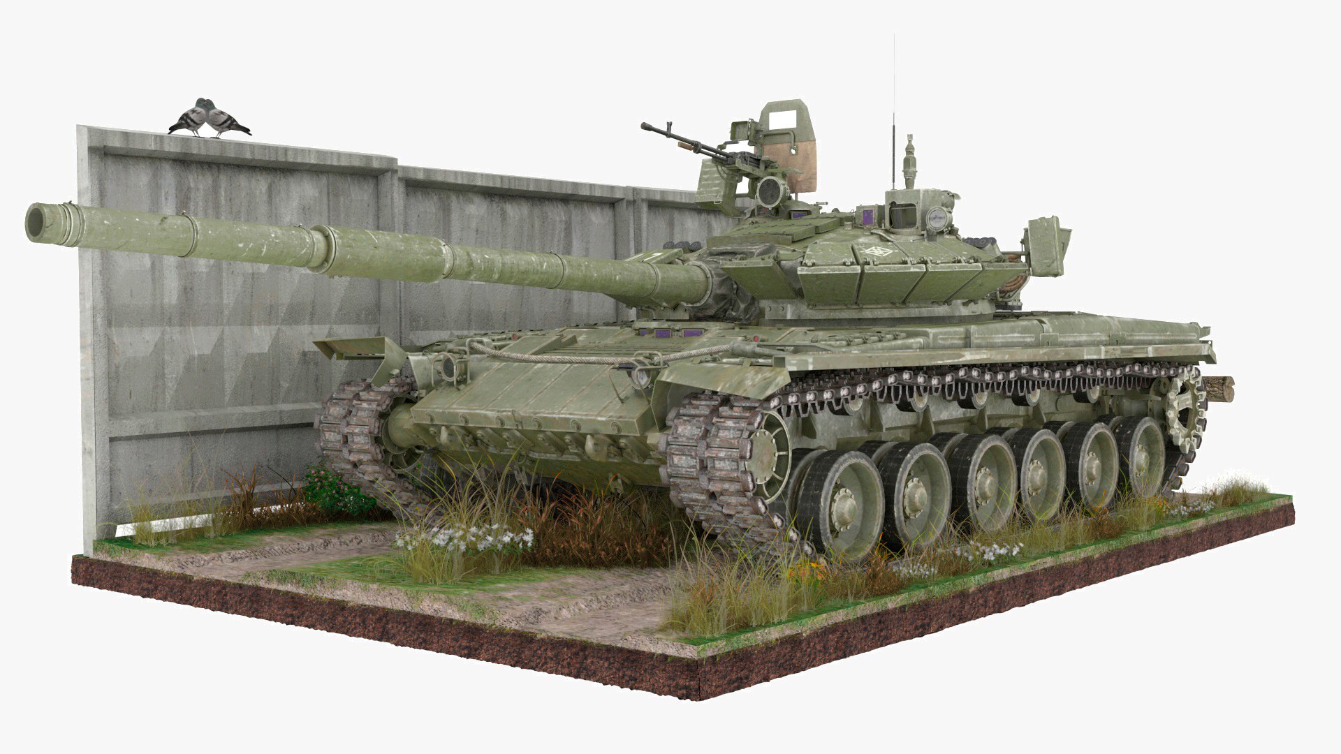 3D T-80BVM - TurboSquid 2249718