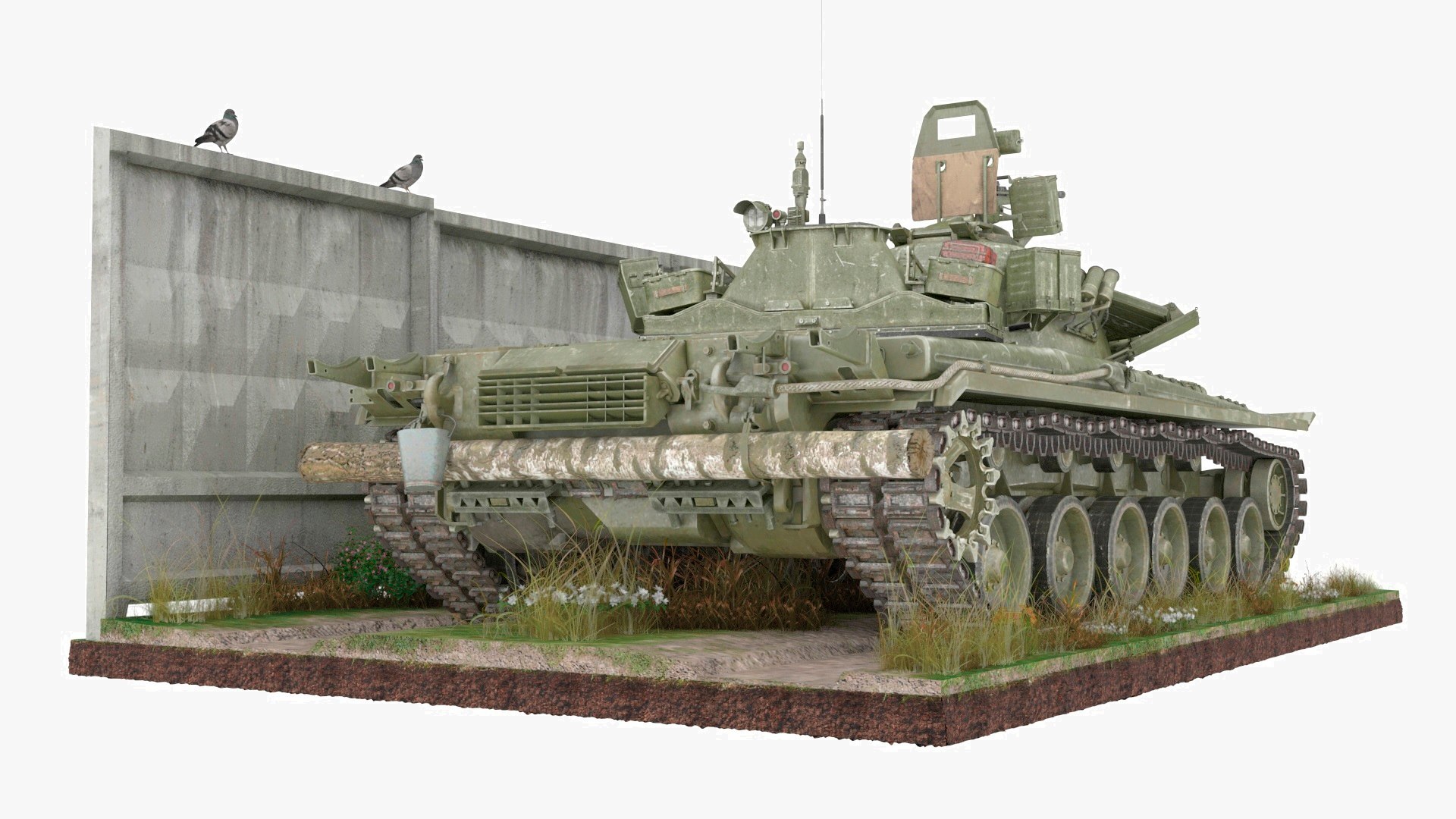 3D T-80BVM - TurboSquid 2249718