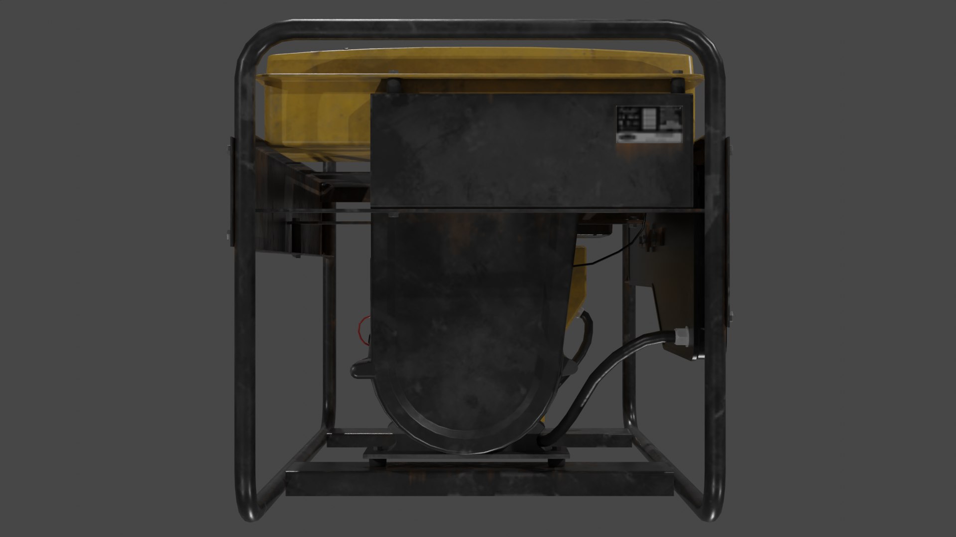 Generator Electricity Power Unit 3D Model - TurboSquid 2400840