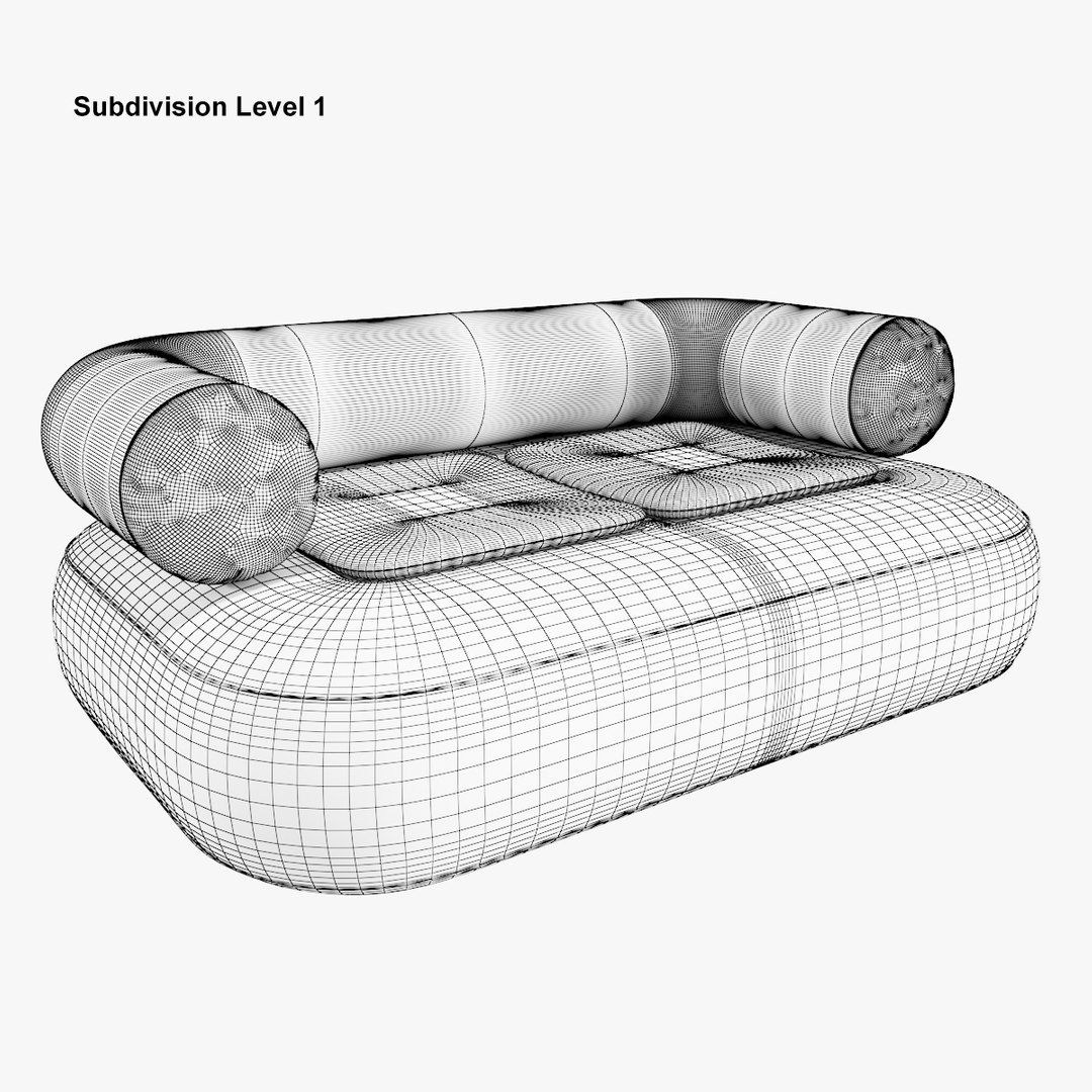 Axion Chillout Inflatable Furniture 3D Model - TurboSquid 1310305
