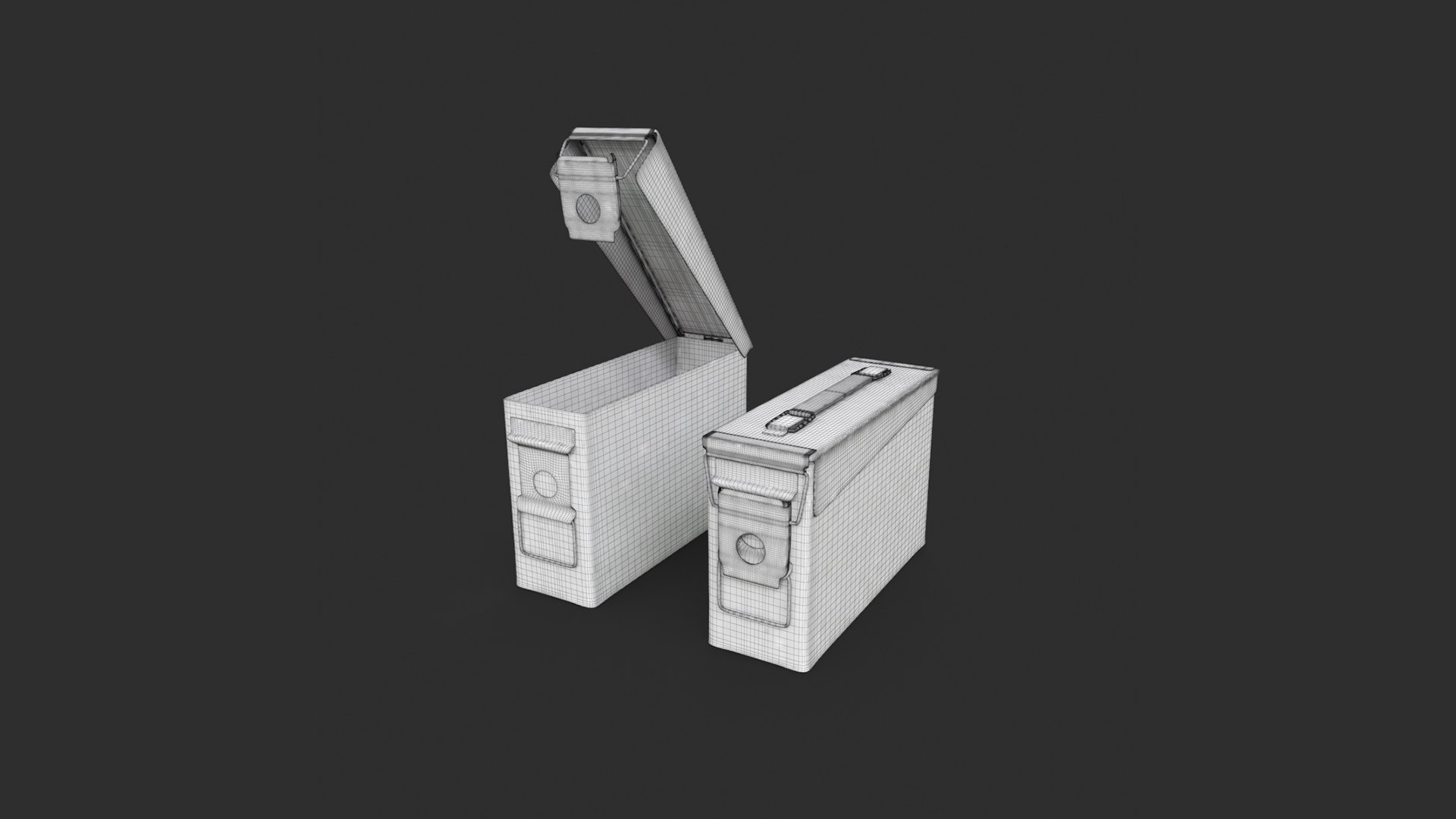 Ammo Box 3D Model - TurboSquid 2355624