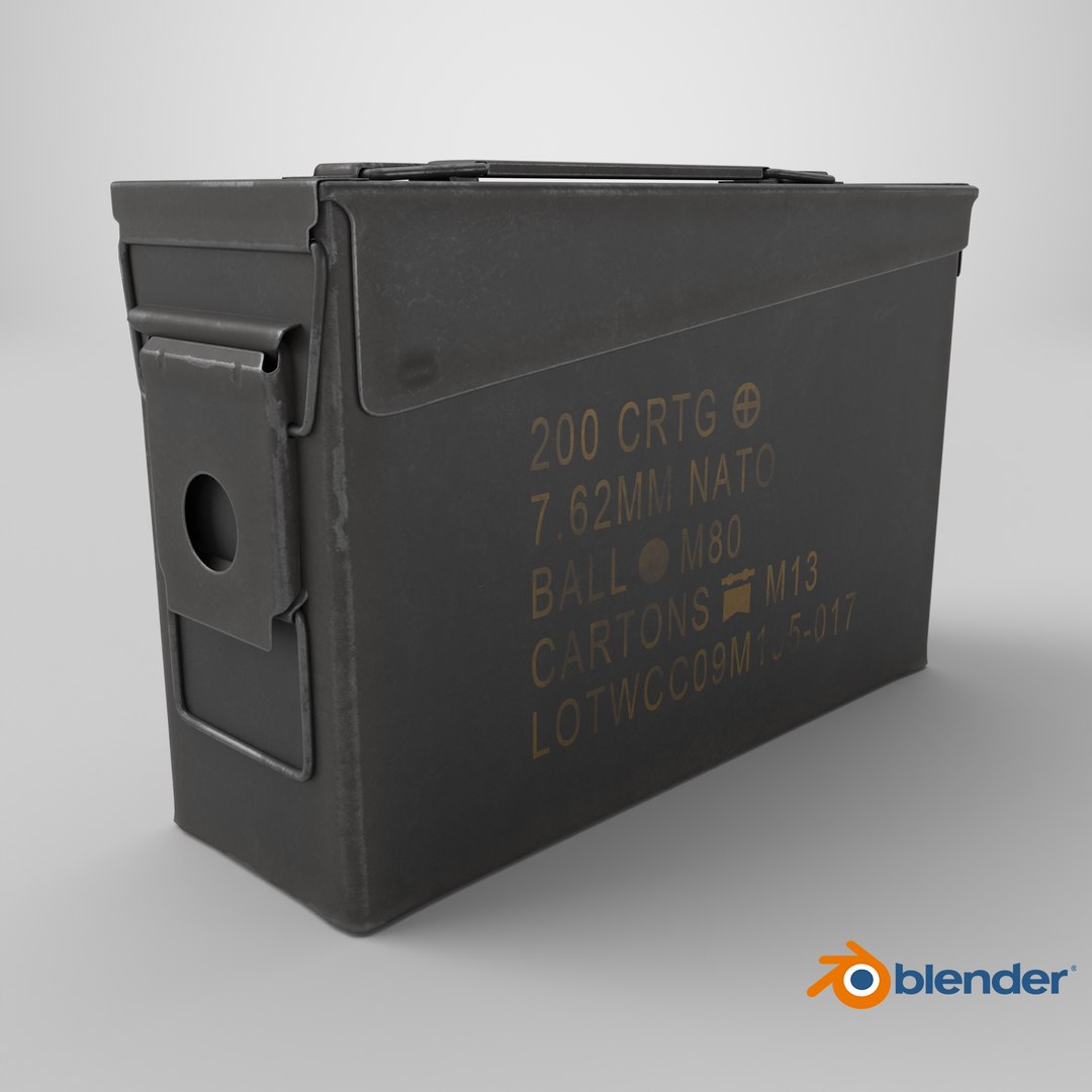 Ammo Box(1) 3D Model - TurboSquid 2355624