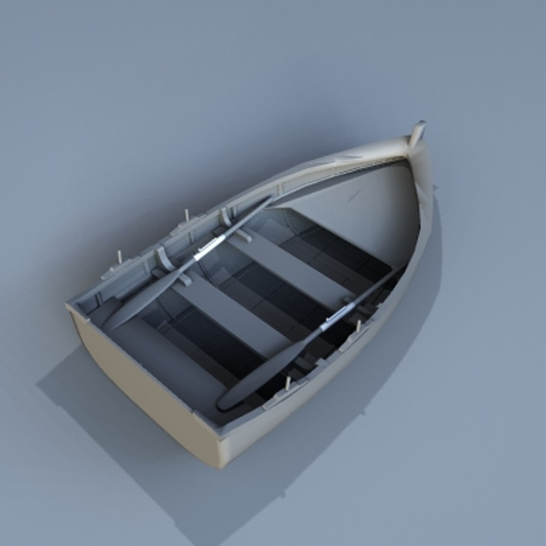 Small Boat 3d Model