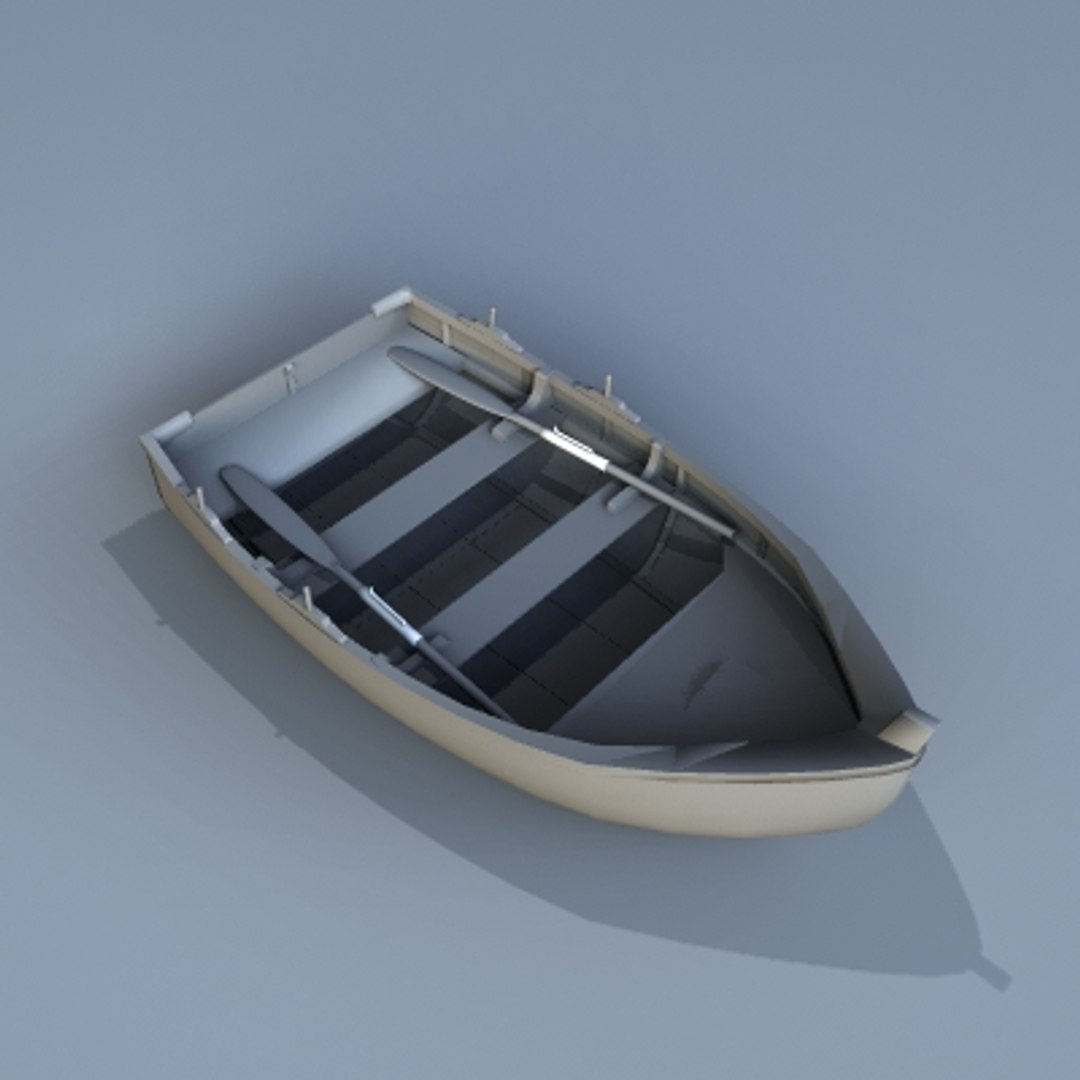 Small Boat 3d Model