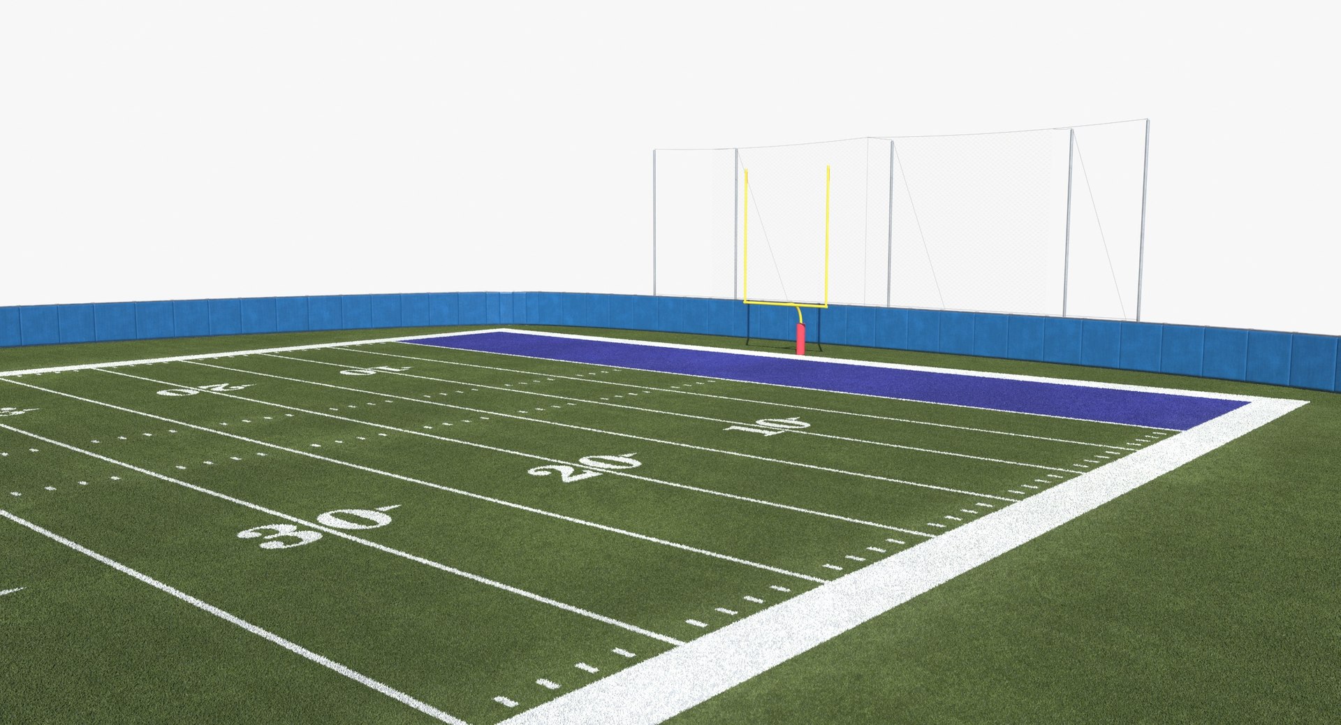3D football field model - TurboSquid 1583956