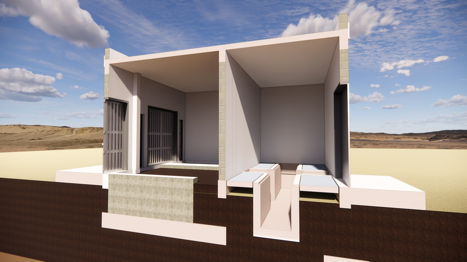 Electrical Substation 16m Building In Revit 3D Model - TurboSquid 2195878