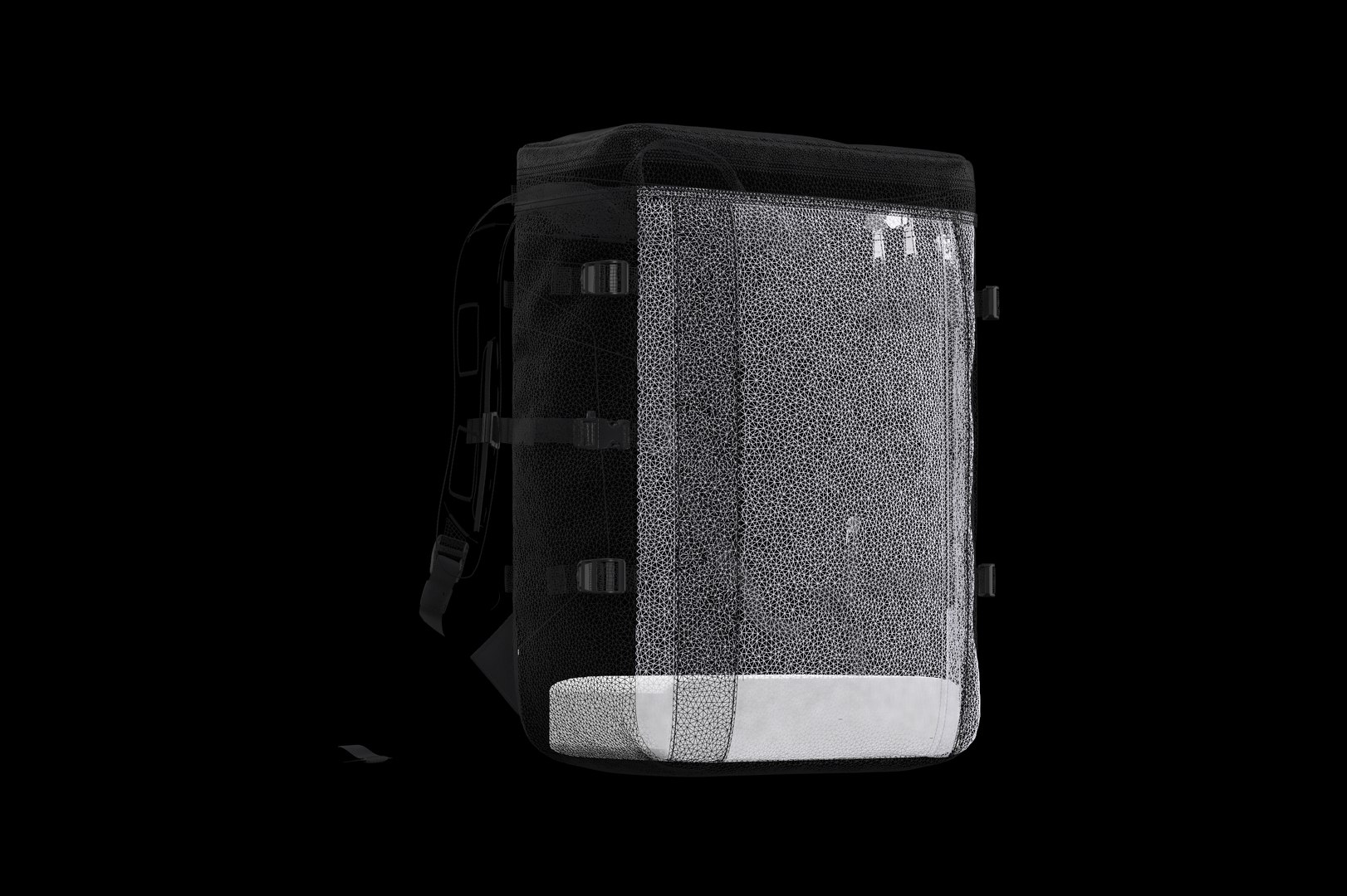 3D Modern Black-White 3D Back Pack Model - High Quality and Versatile ...