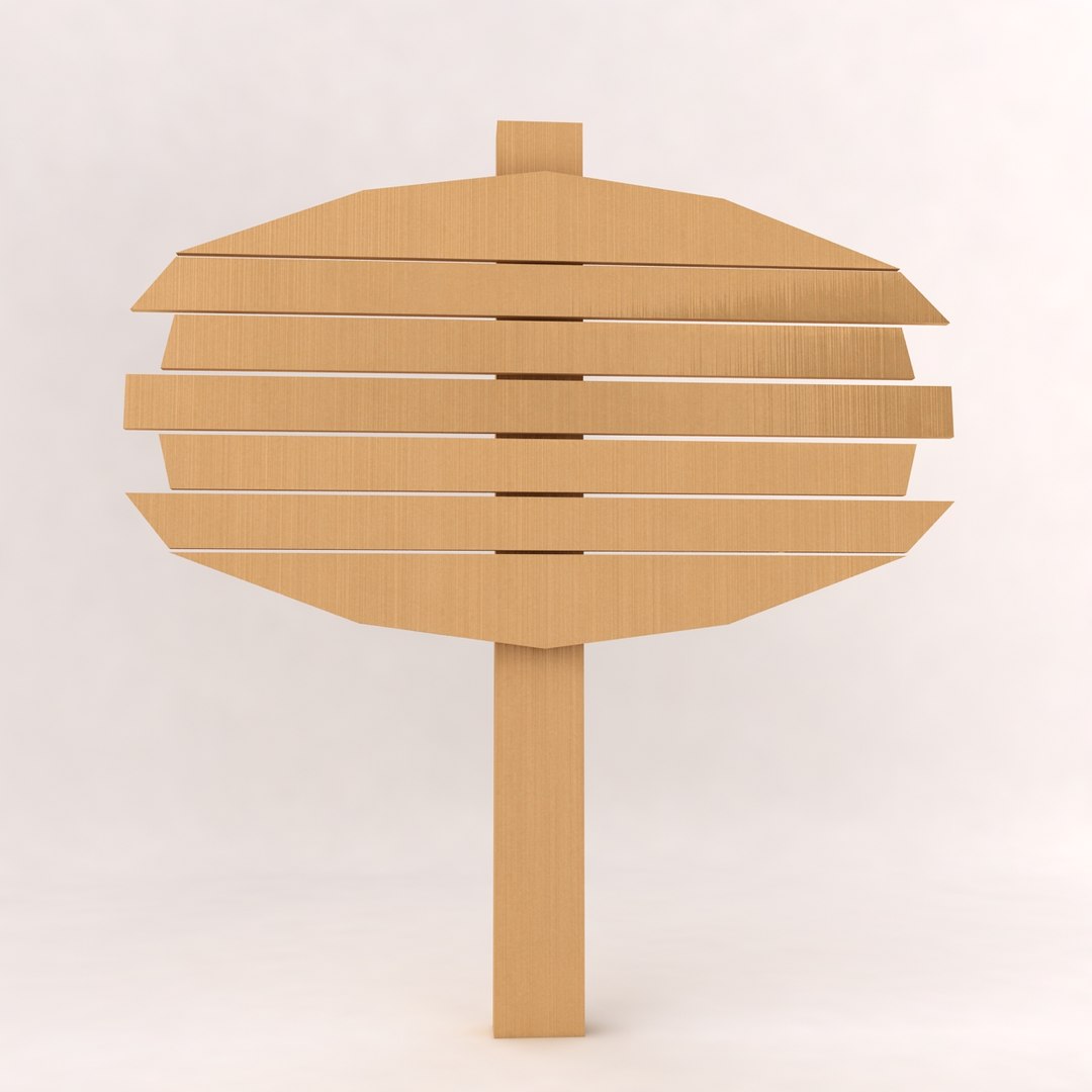 3d Model Sign Board
