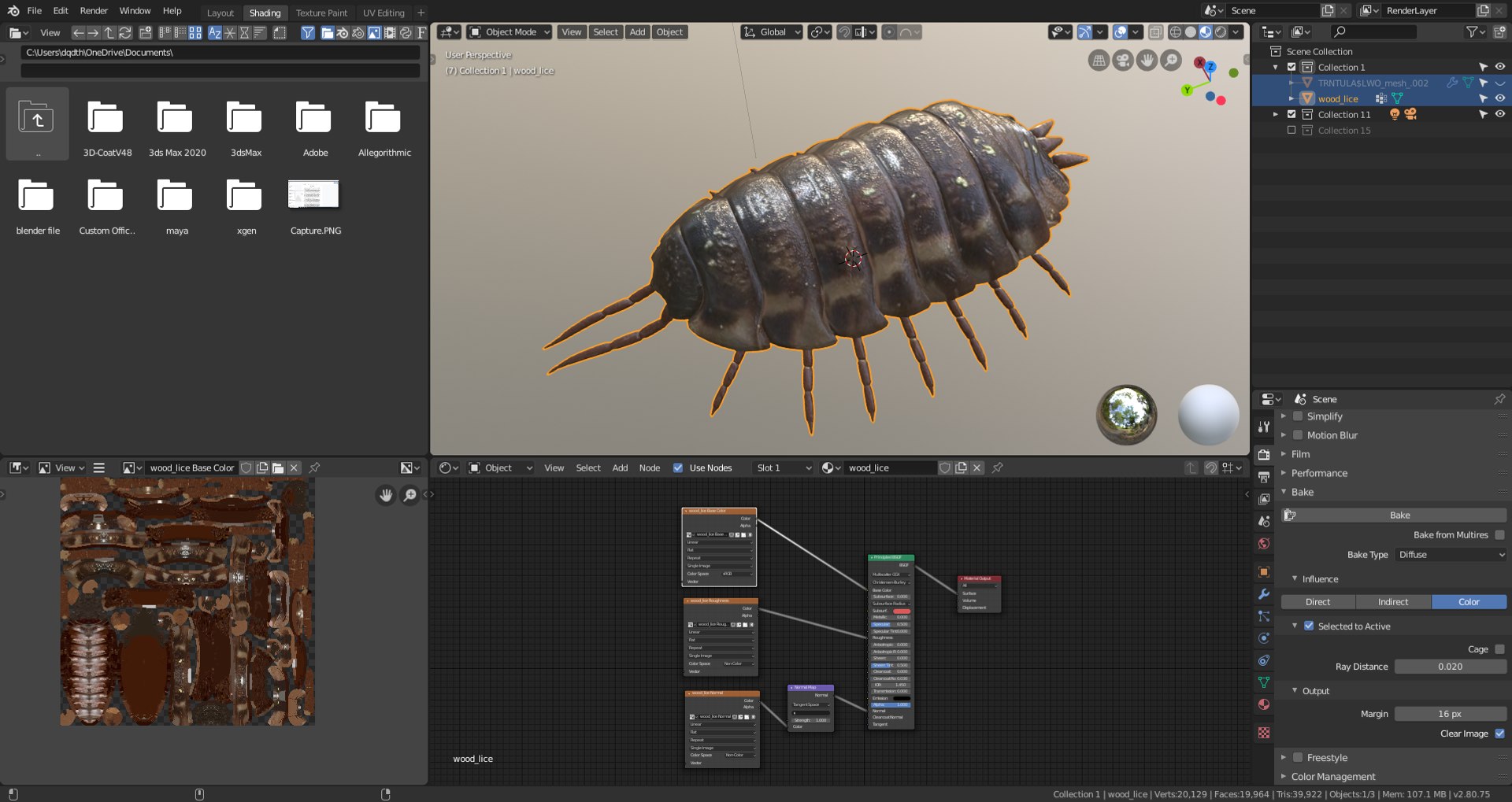3D Wood Lice - 3D Model - TurboSquid 2217155