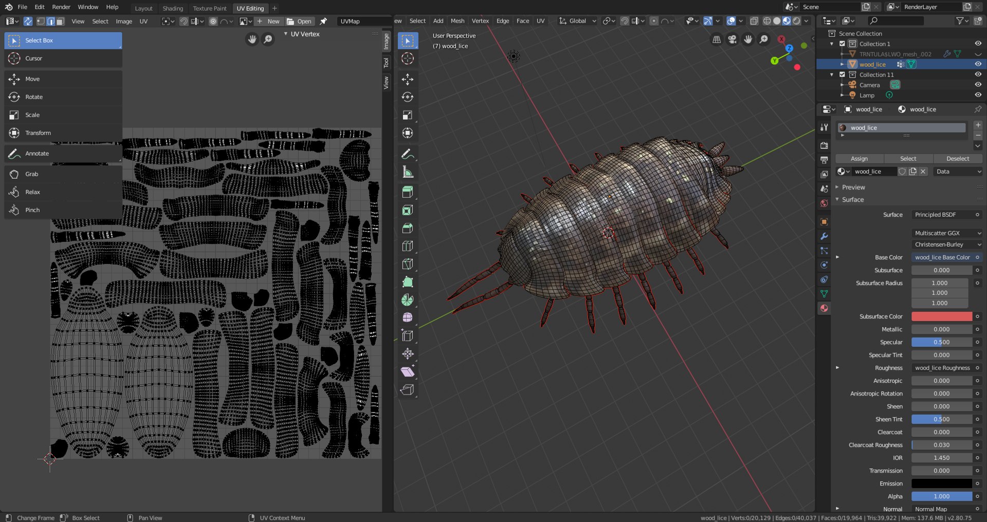 3D Wood Lice - 3D Model - TurboSquid 2217155
