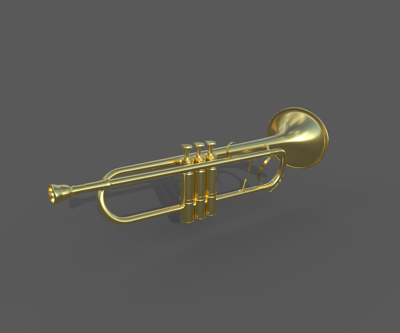 Trumpet 3D Model - TurboSquid 2030250