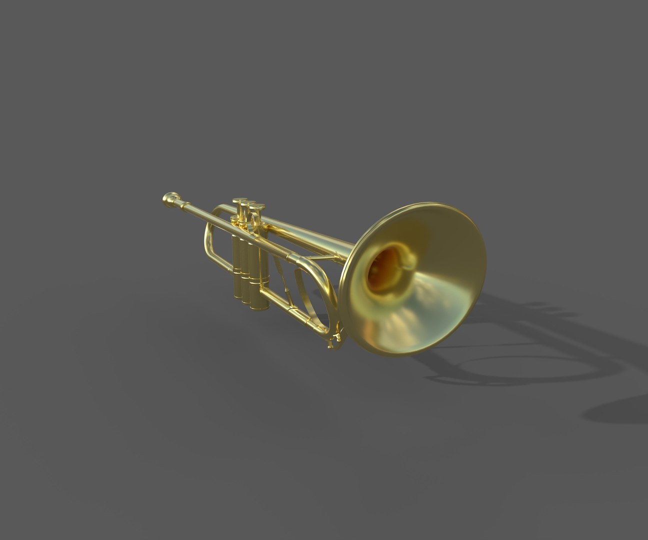 Trumpet 3D Model - TurboSquid 2030250