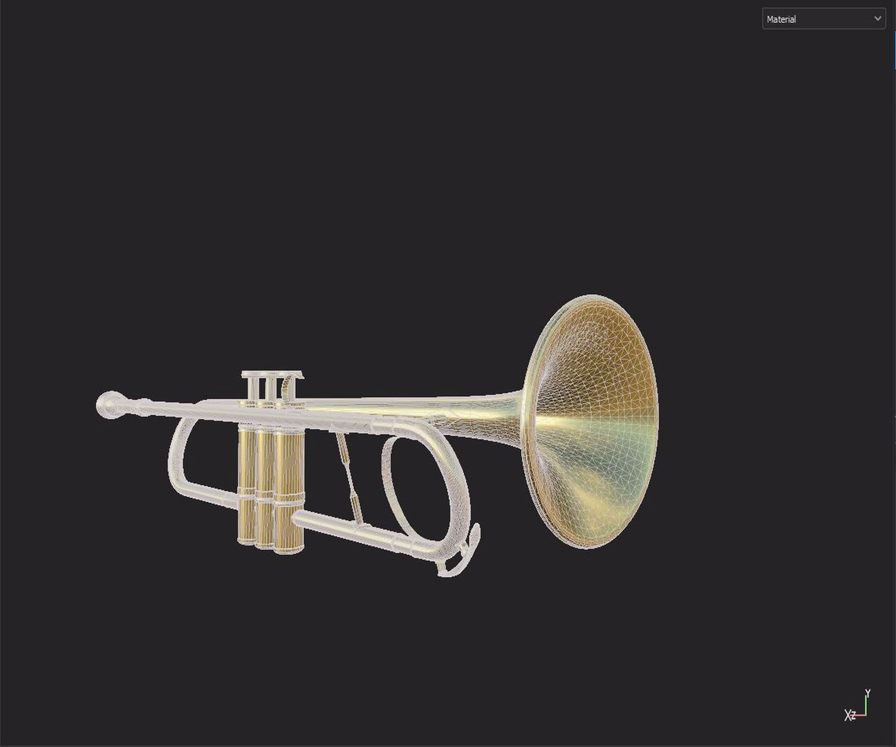Trumpet 3D Model - TurboSquid 2030250