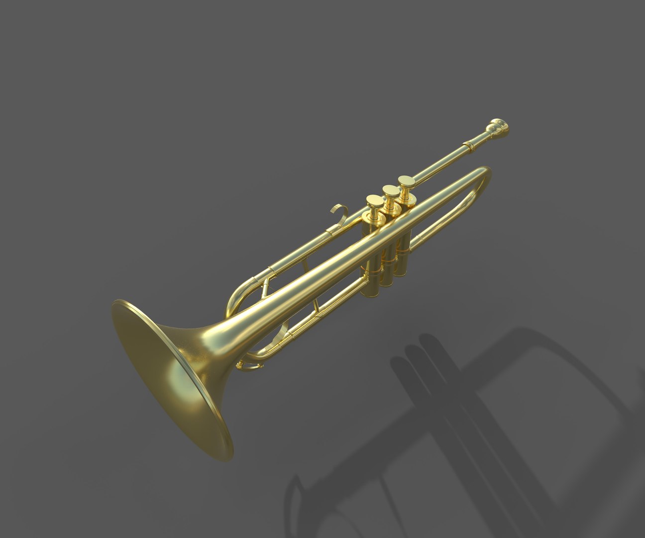 Trumpet 3D Model - TurboSquid 2030250