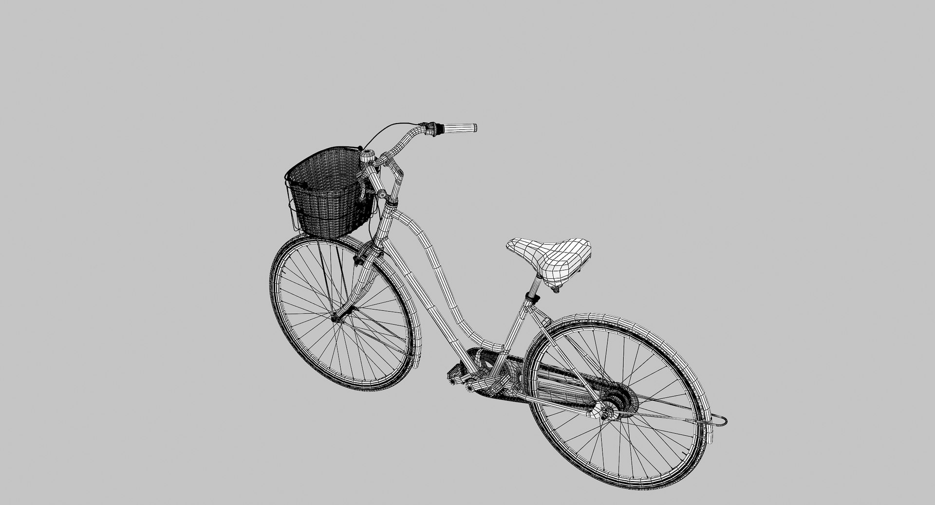 Women S Bike Basket 3D Model - TurboSquid 1156537