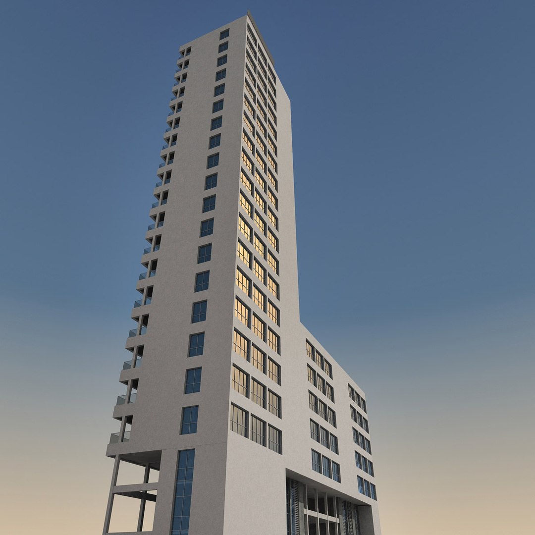 Modern Building 3d Max
